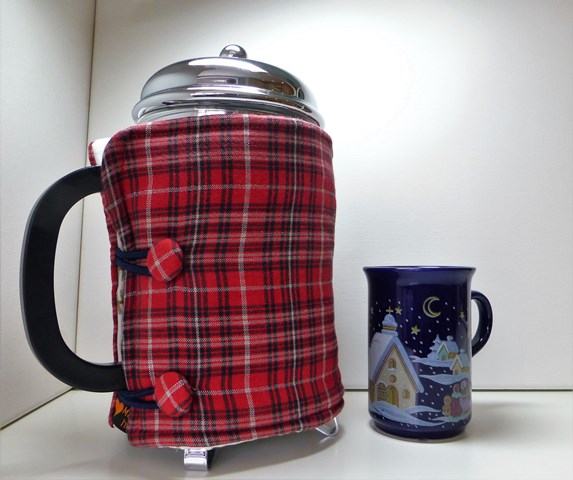 Tartan 12 Cup Cafetiere Cover - SNUGs by Hot POTTz Designs