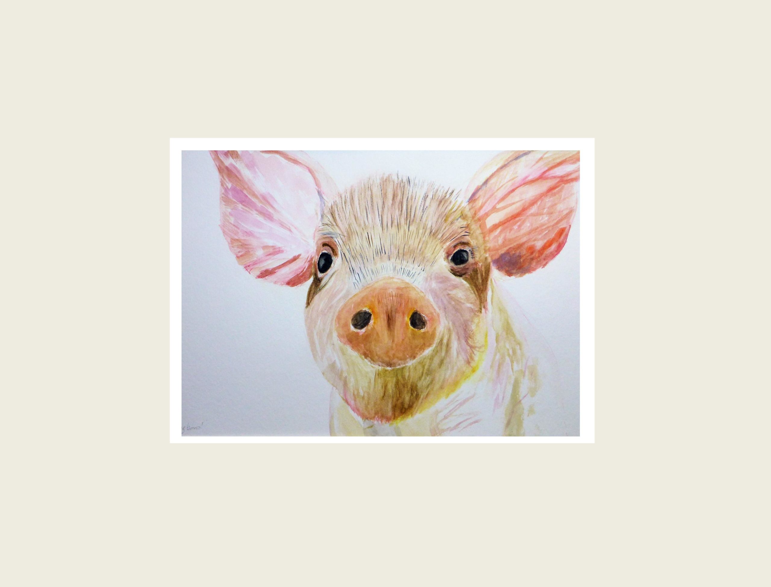 Pinky Contemporary Art Limited Edition Print - SNUGs by Hot POTTz Designs