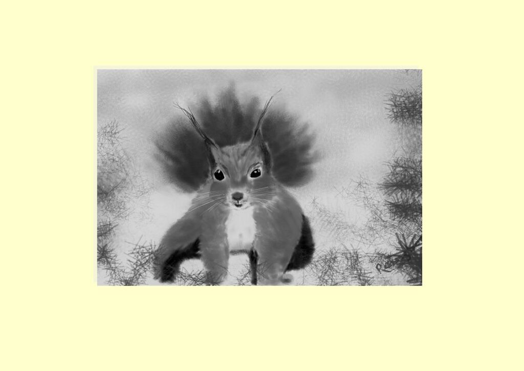 Alpine Squirrel Digital Art - SNUGs by Hot POTTz Designs